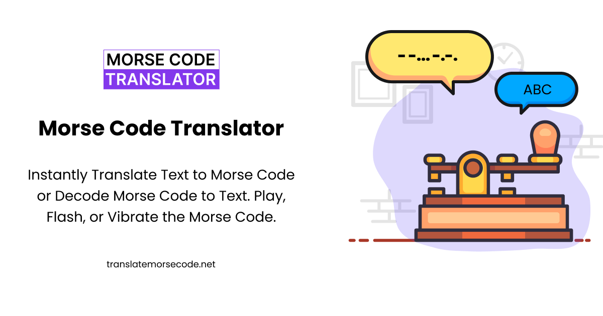 Morse Code Translator Encoder Decoder Morse Code Online
