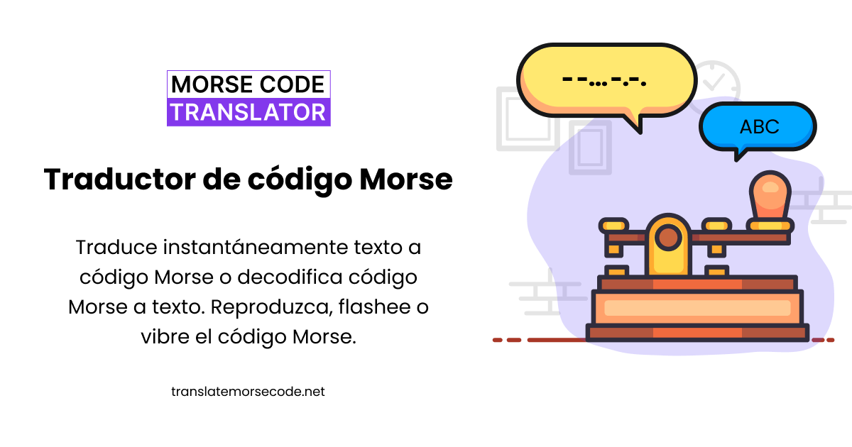 Código Morse Traductor: Codificador y Decodificador de Morse